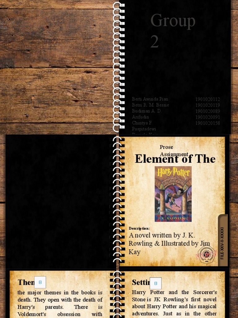 Elements of Harry Potter's Novel | PDF | Fantasy | Harry Potter