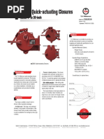 TDW - D2000 Quick Opening Closure | PDF | Door | Pipe (Fluid Conveyance)