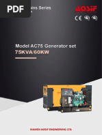 Cummins KTA19-G4 Genset Spec Sheet | PDF | Diesel Engine | Engines