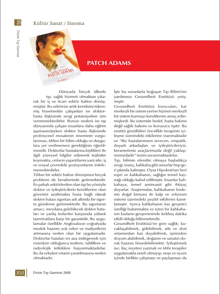 Sinema - Patch Adams | PDF