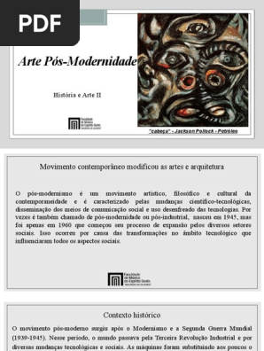 Pos Modernismo Na Arte