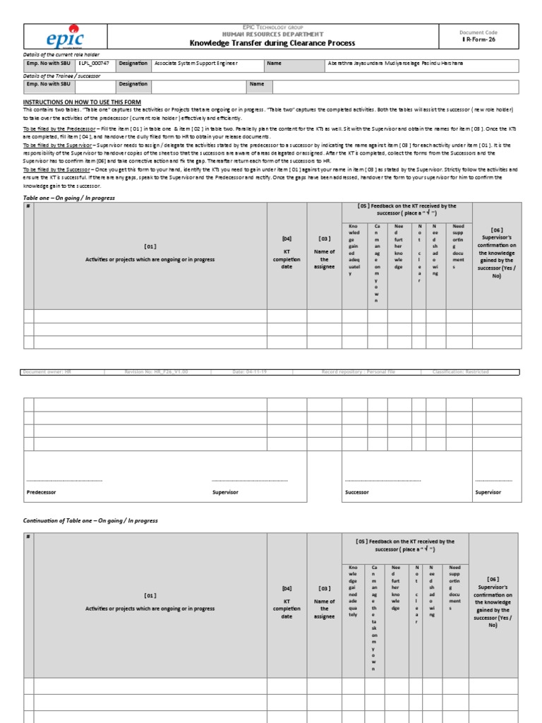 KT Form - Pasindu | PDF | Business | Computing