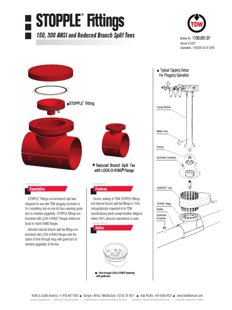 1100.001.07 STOPPLE Fittings-Nov2021 | PDF | Mechanical Engineering ...