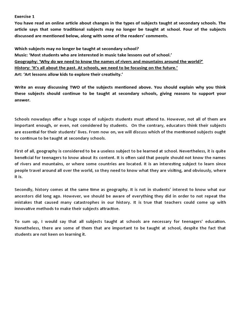 Exercise 1 Pdf 
