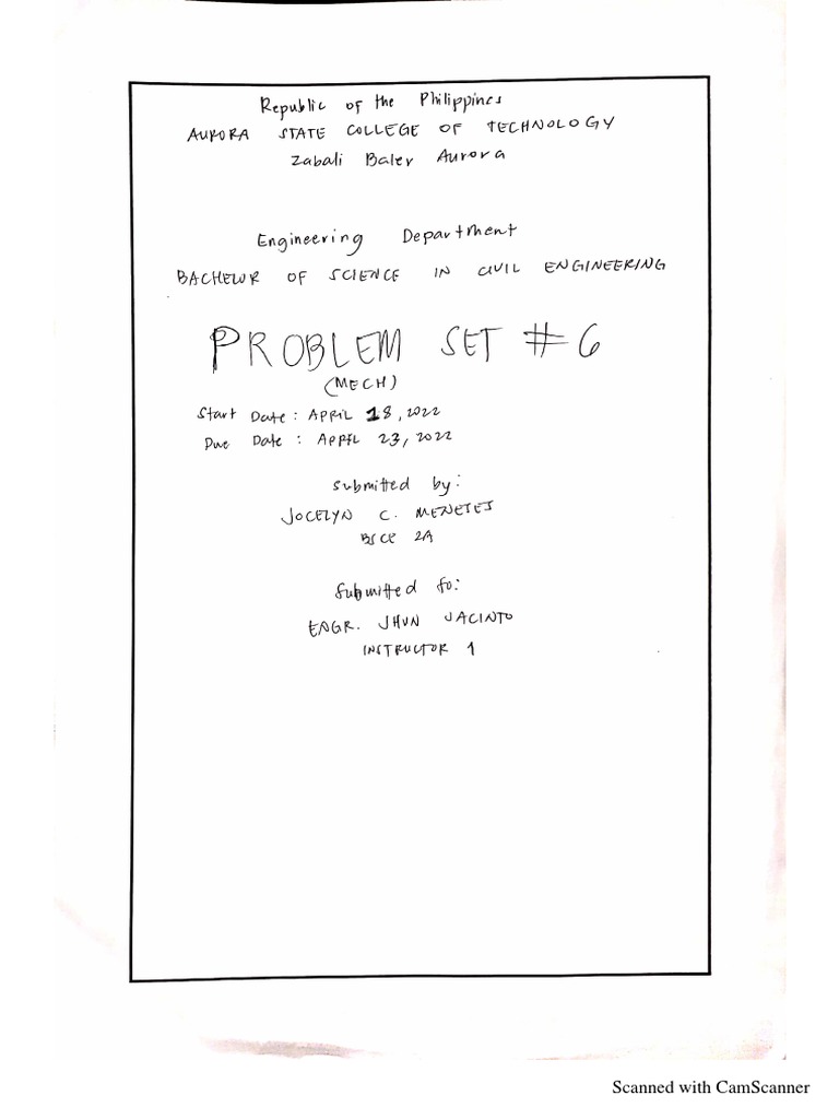 Problem 6 Pdf 