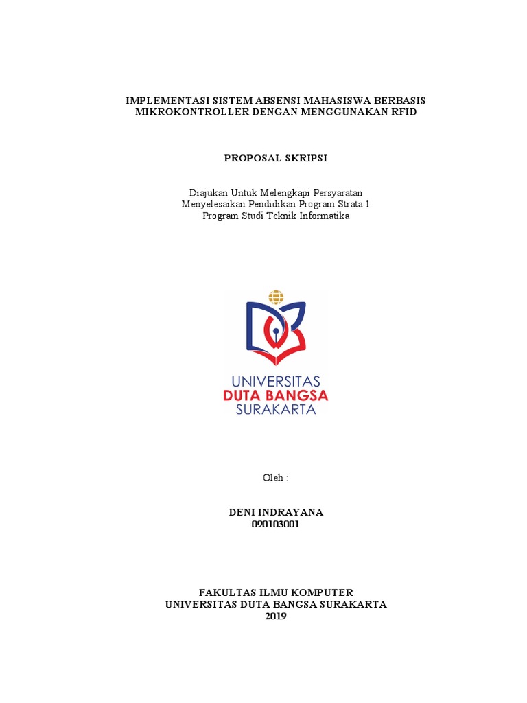 Format Proposal Skripsi | PDF