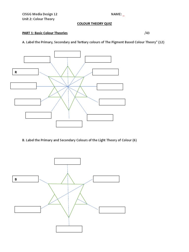 Colour Theory Quiz | PDF