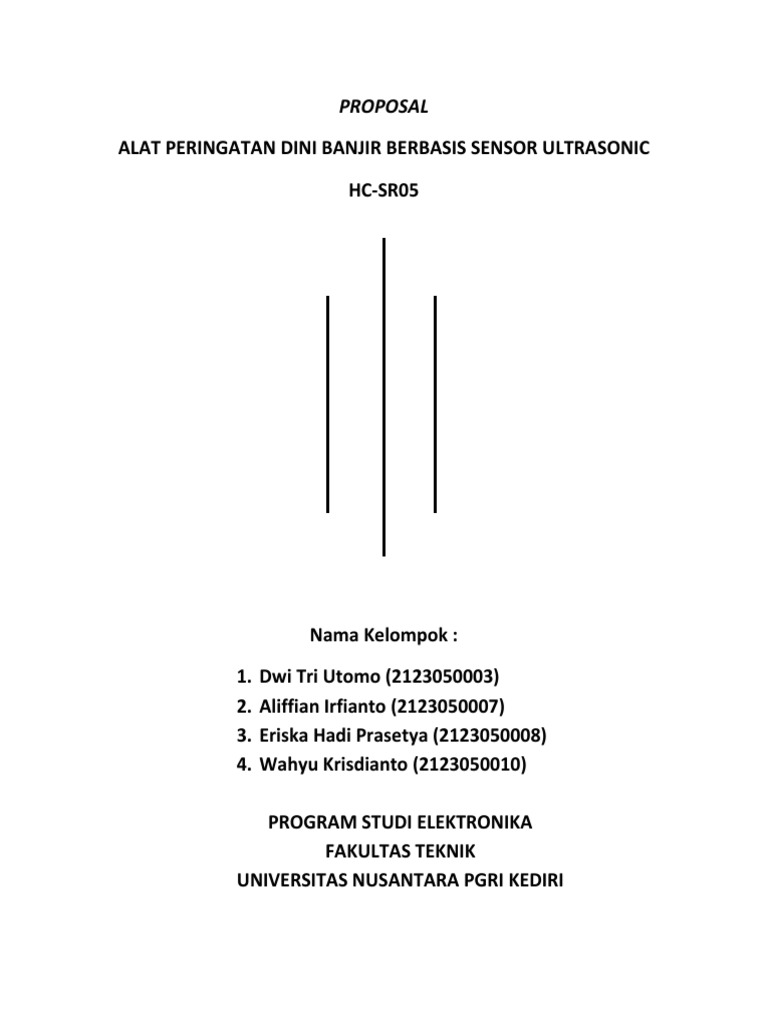 Proposal Pendeteksi Banjir | PDF