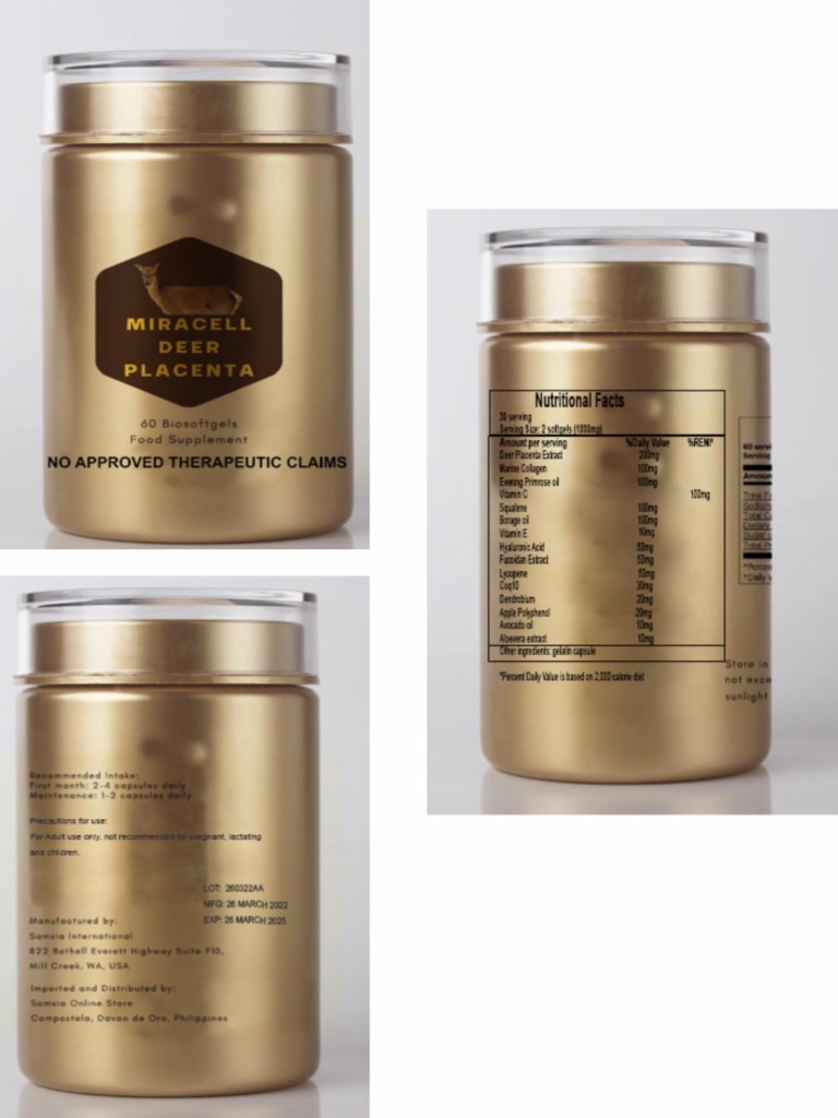 Actual Product Sample Photo - Miracell | PDF