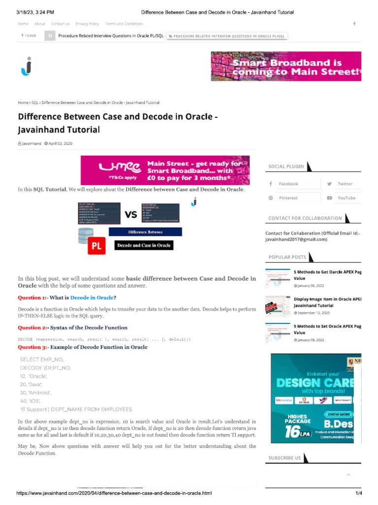 Case and Decode | PDF