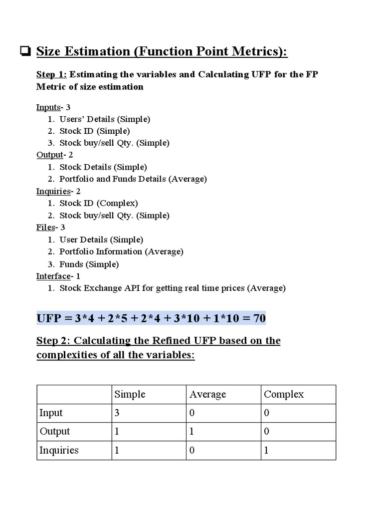 Group - 7 Software Project Estimation Report | PDF | Databases | Computing