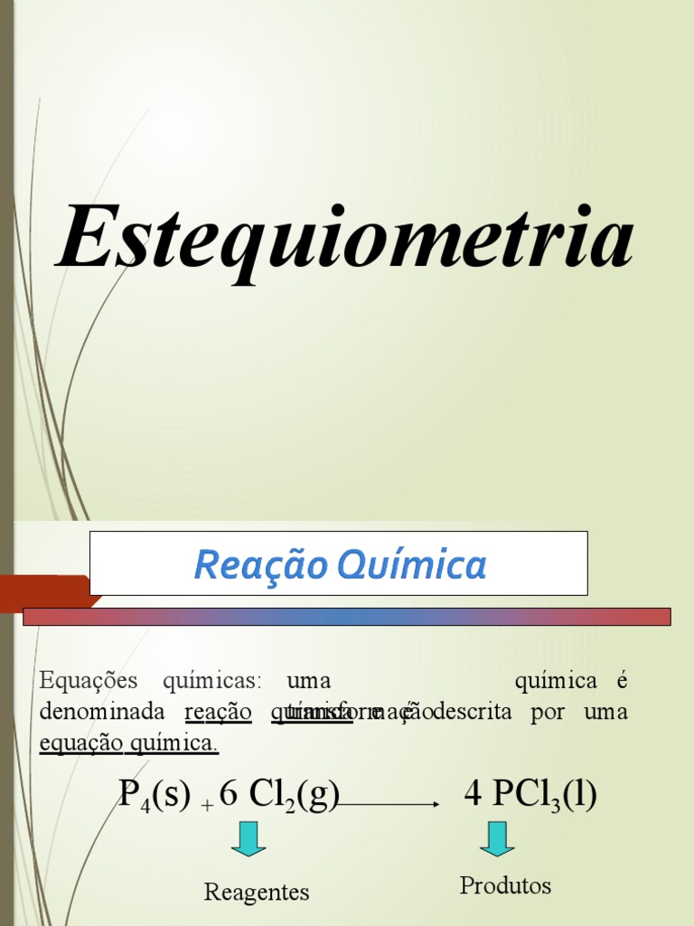 Fundamentos da Estequiometria | PDF | Ciências e Matemática ...