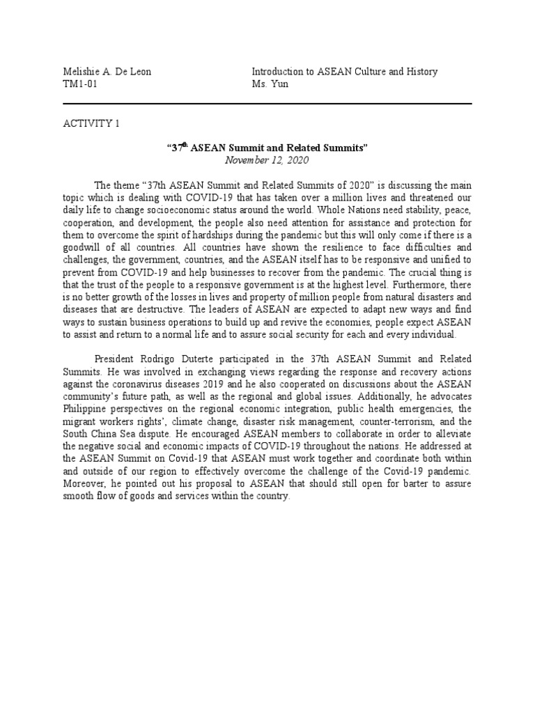 Introduction To ASEAN Culture and History | PDF | Natural Environment ...