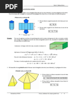Formulas de Areas y Volumenes de Cuerpos Geometricos y Figuras Planas | PDF