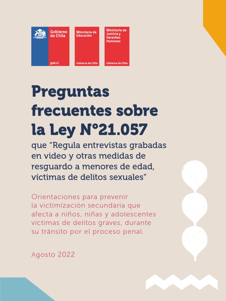 Preguntas Frecuentes Sobre La Ley 21057 MAS COMUNIDAD LOGOS | PDF ...