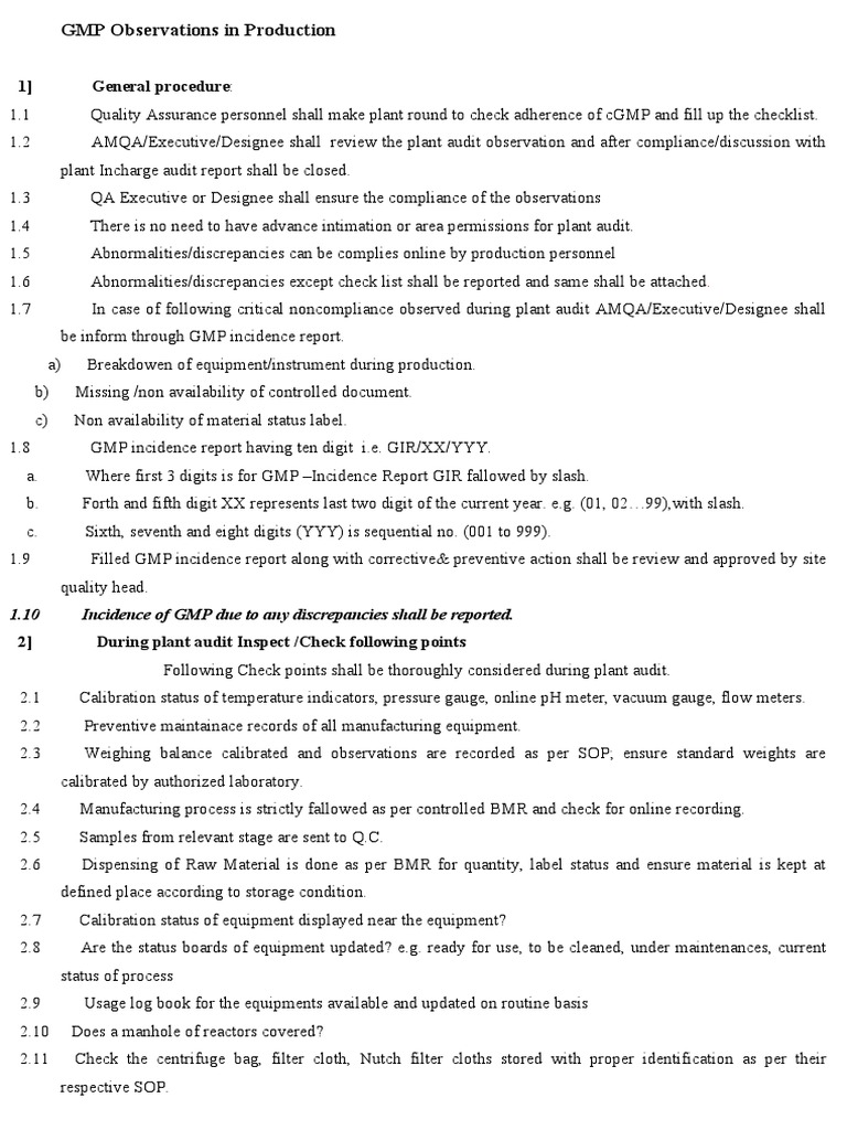 GMP Audit Guide for QA Teams | PDF | Calibration | Audit