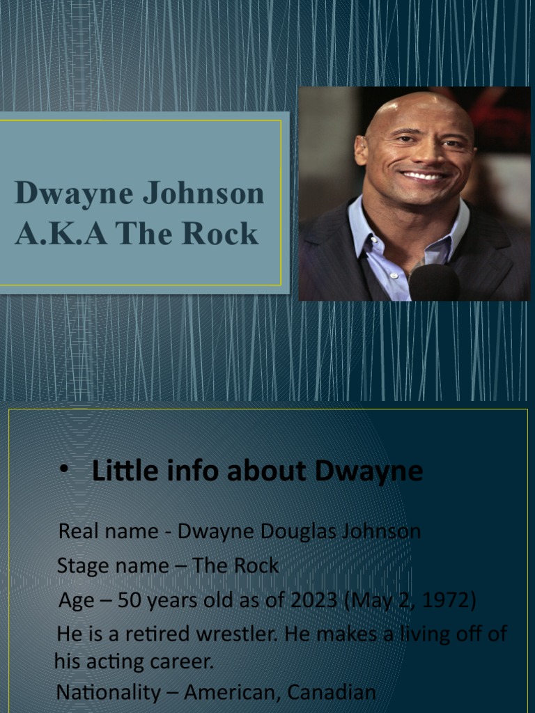 Presentation About A Famous Person (Sample Presentation) | PDF