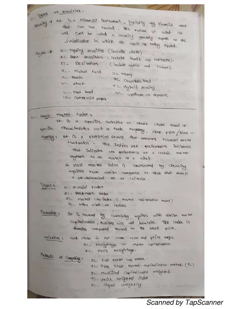 Capital Market Operations | PDF