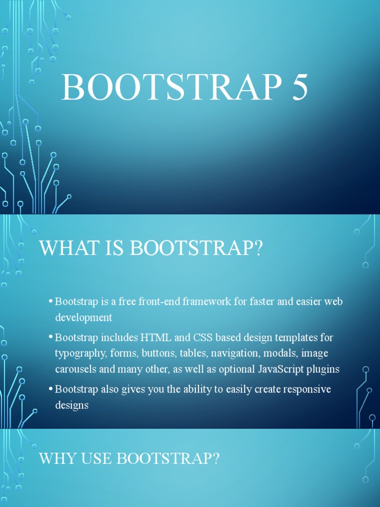 Bootstrap 5 | PDF | Bootstrap (Front End Framework) | Web Design Bootstrap 5 | PDF | Bootstrap (Front End Framework) | Web Design
