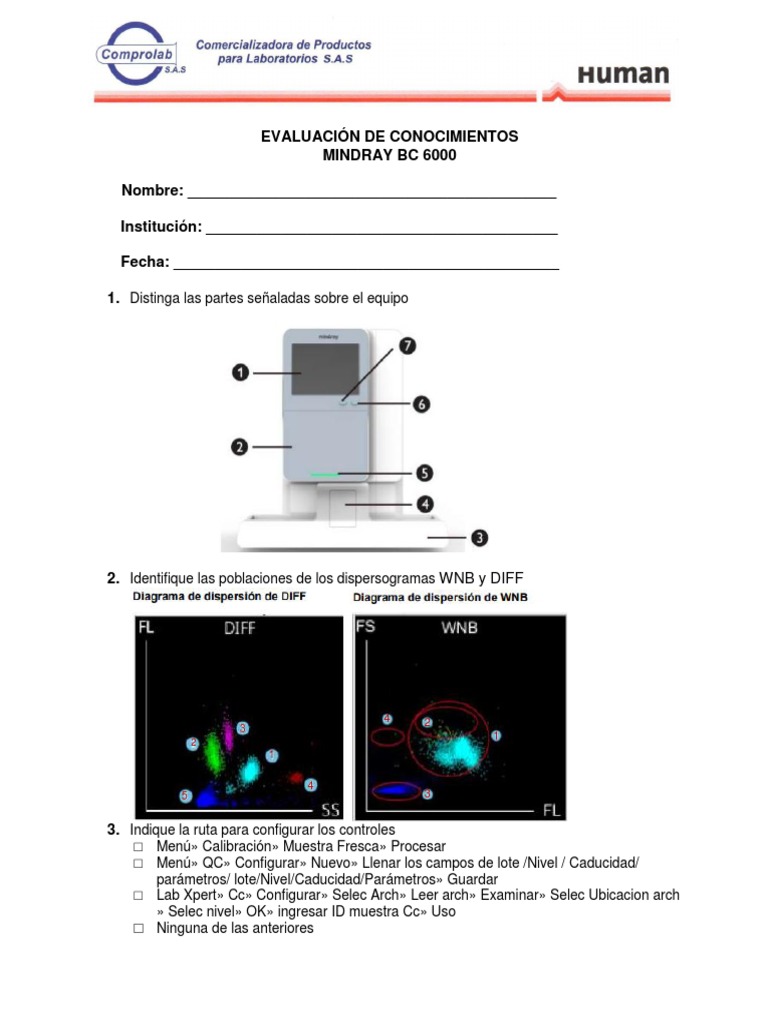 Evaluacion Mindray BC 6000 | PDF