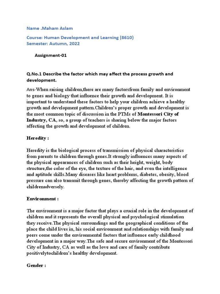 8610 - 1 Maham Aslam | Download Free PDF | Gene | Intelligence