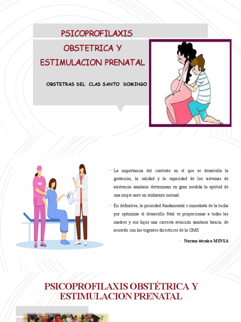 Psicoprofilaxis Obstetrica Y Estimulacion Prenatal: Obstetras Del Clas Santo Domingo | PDF ...