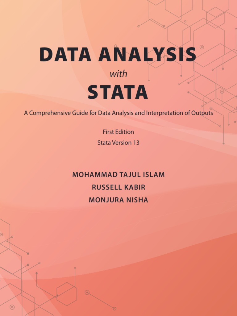 Data Analysis With STATA | PDF | Regression Analysis | Student's T Test