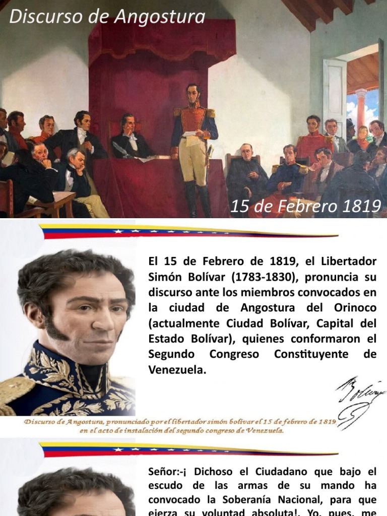 Discurso de Angostura 1819 | PDF | Gobierno