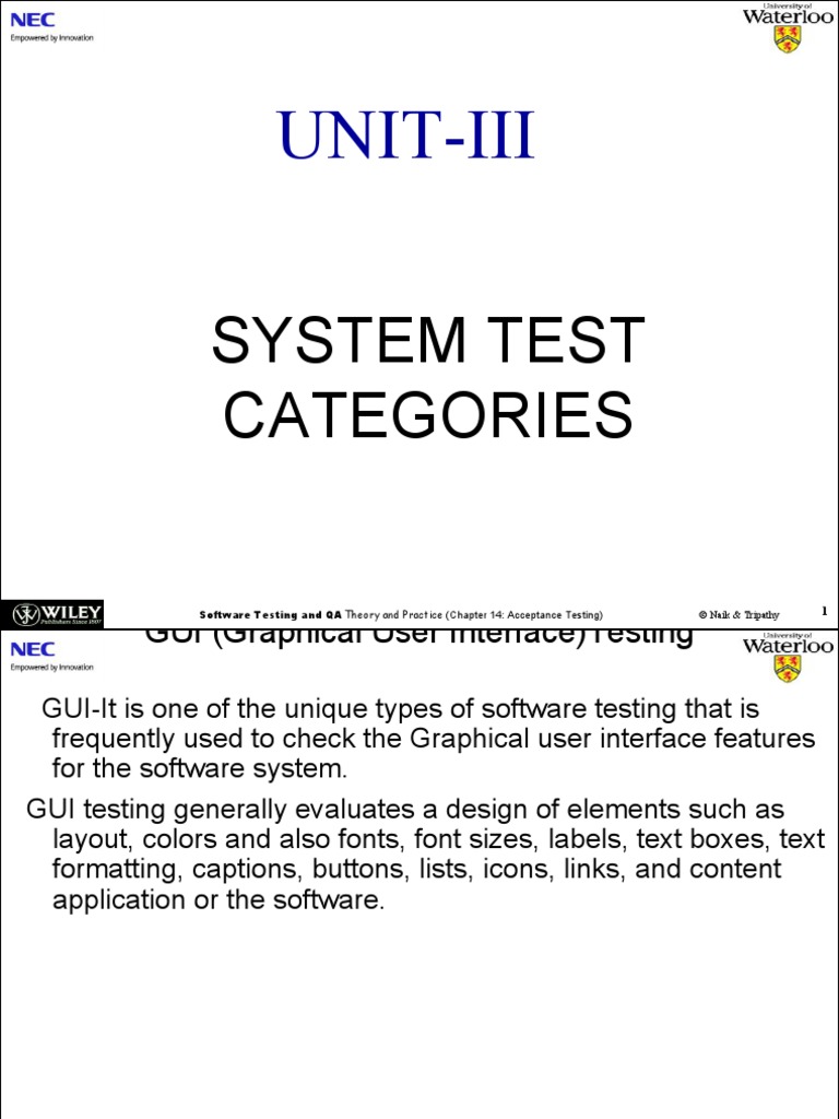 GUI Testing | Download Free PDF | Software Testing | Graphical User ...