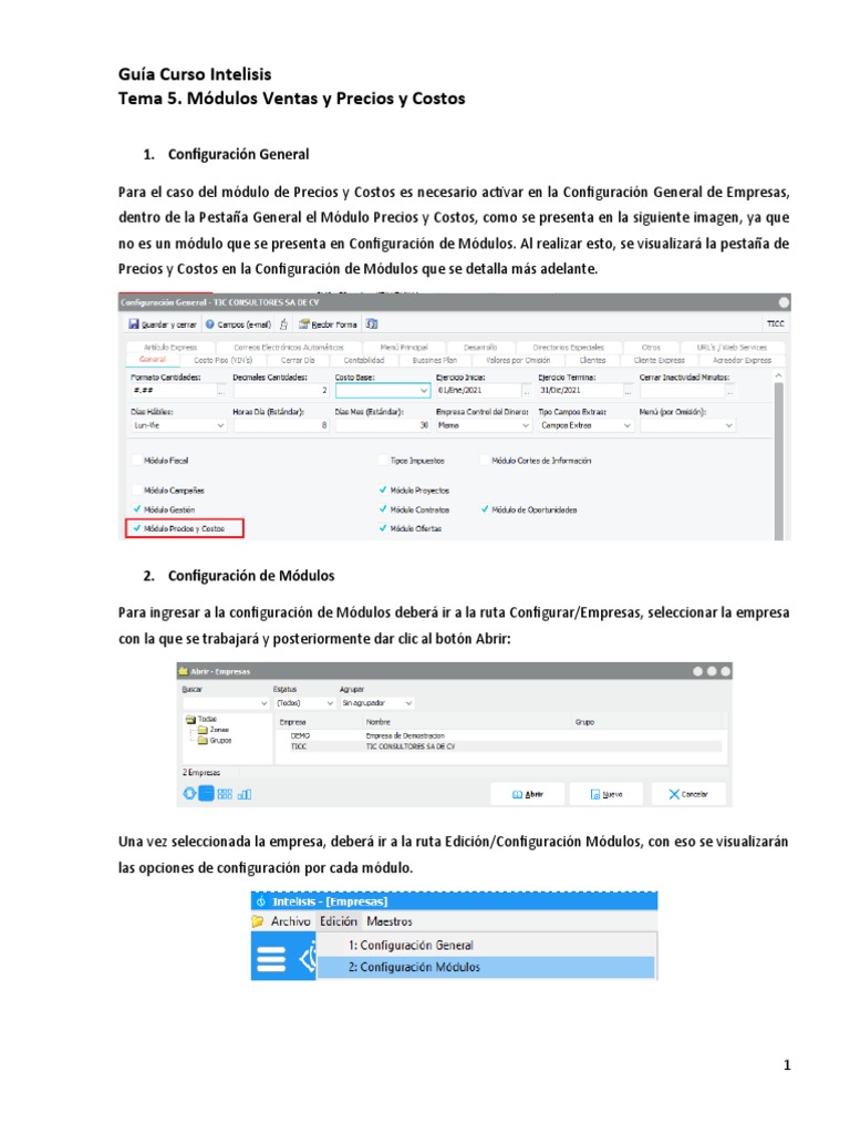 Módulos de Ventas y Precios en Intelisis | PDF | Factura | Ventana ...