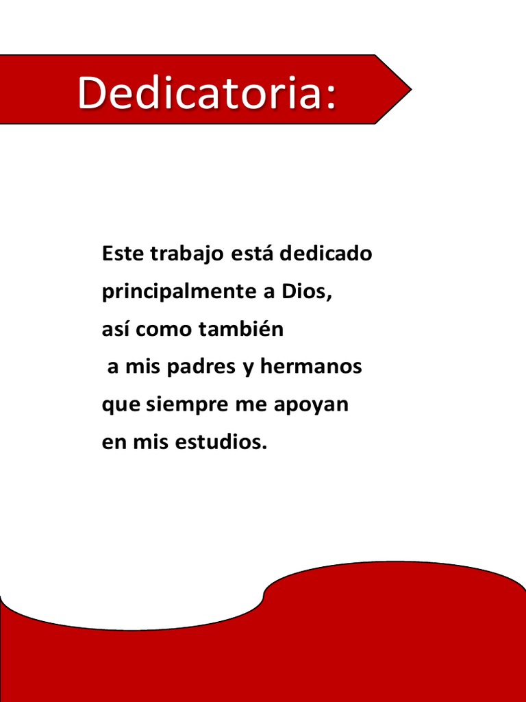 Dedicatoria Senati | PDF