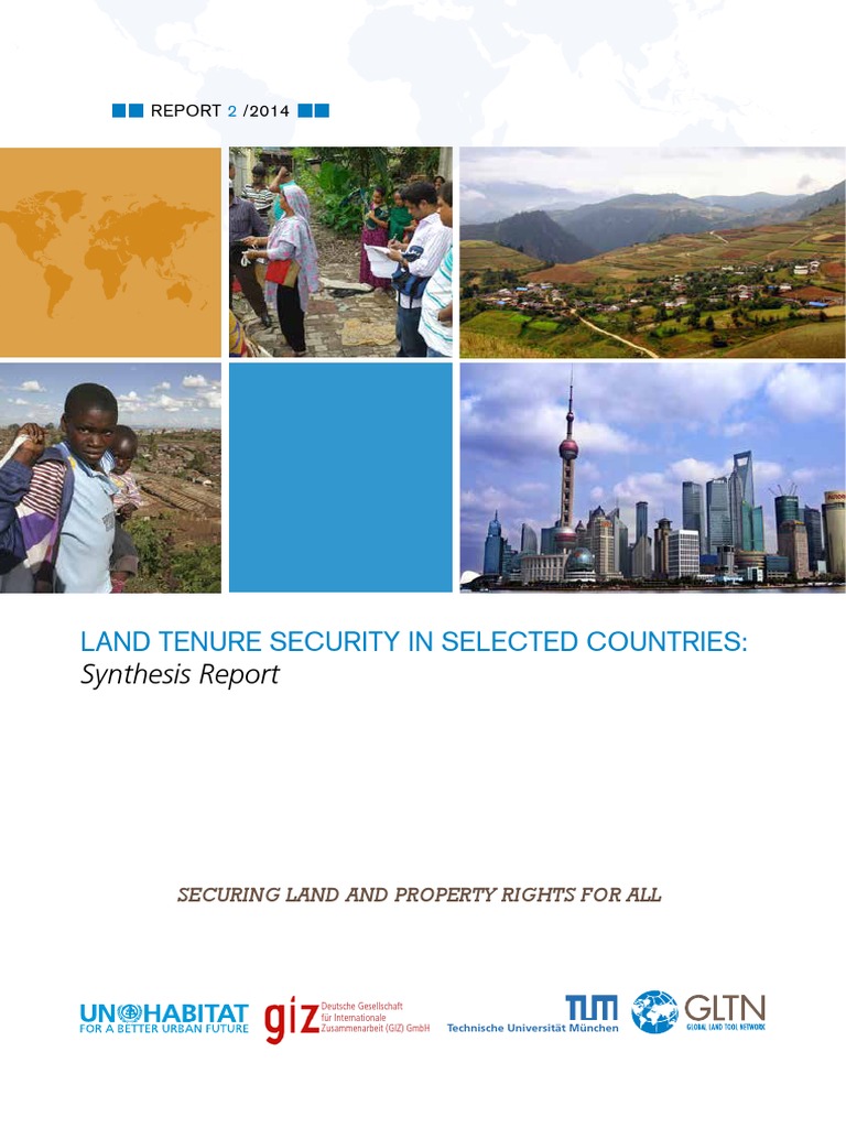 UN-Habitat Land - Tenure - Security - in - Selected - Countries | PDF ...