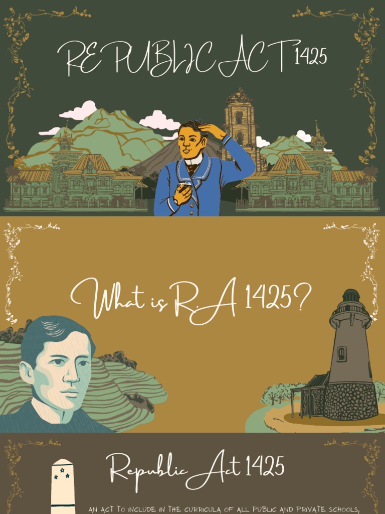 Republic Act 1425 1 | PDF
