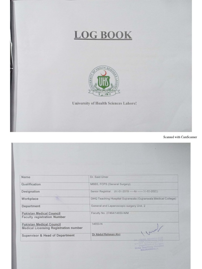 Log Book | PDF