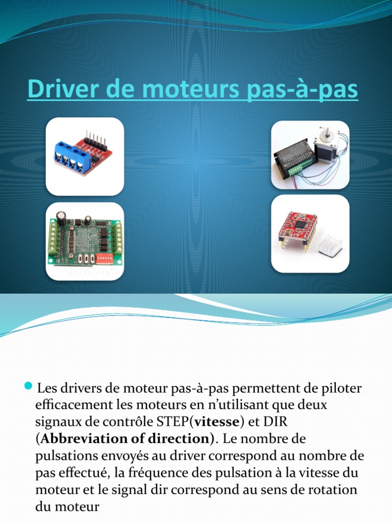 Driver de Moteurs Pas-À-Pas | PDF | Fréquence | Puissance (physique)