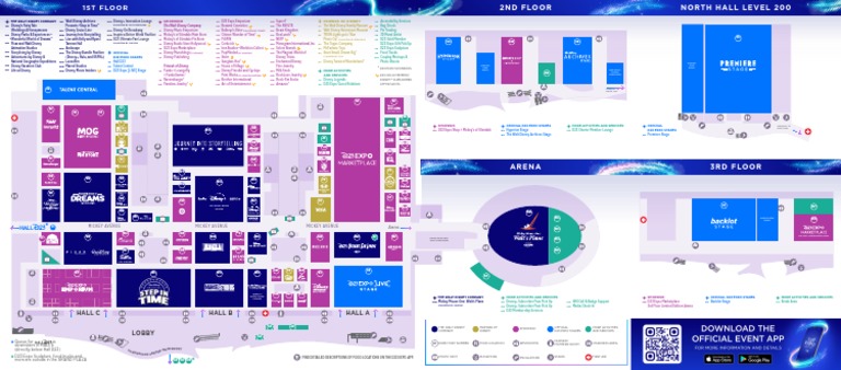 D23Expo 2022 Event Guide Map | PDF | The Walt Disney Company | American ...