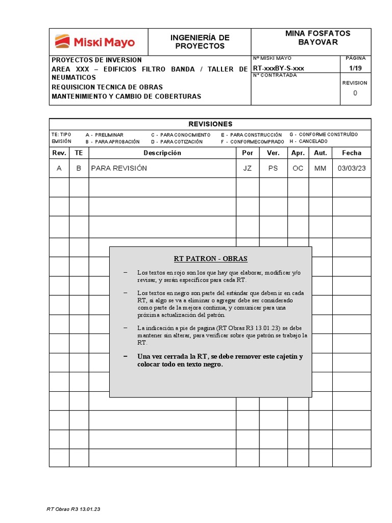 Ingeniería de Proyectos Mina Fosfatos Bayovar | PDF | Neumático | Logística