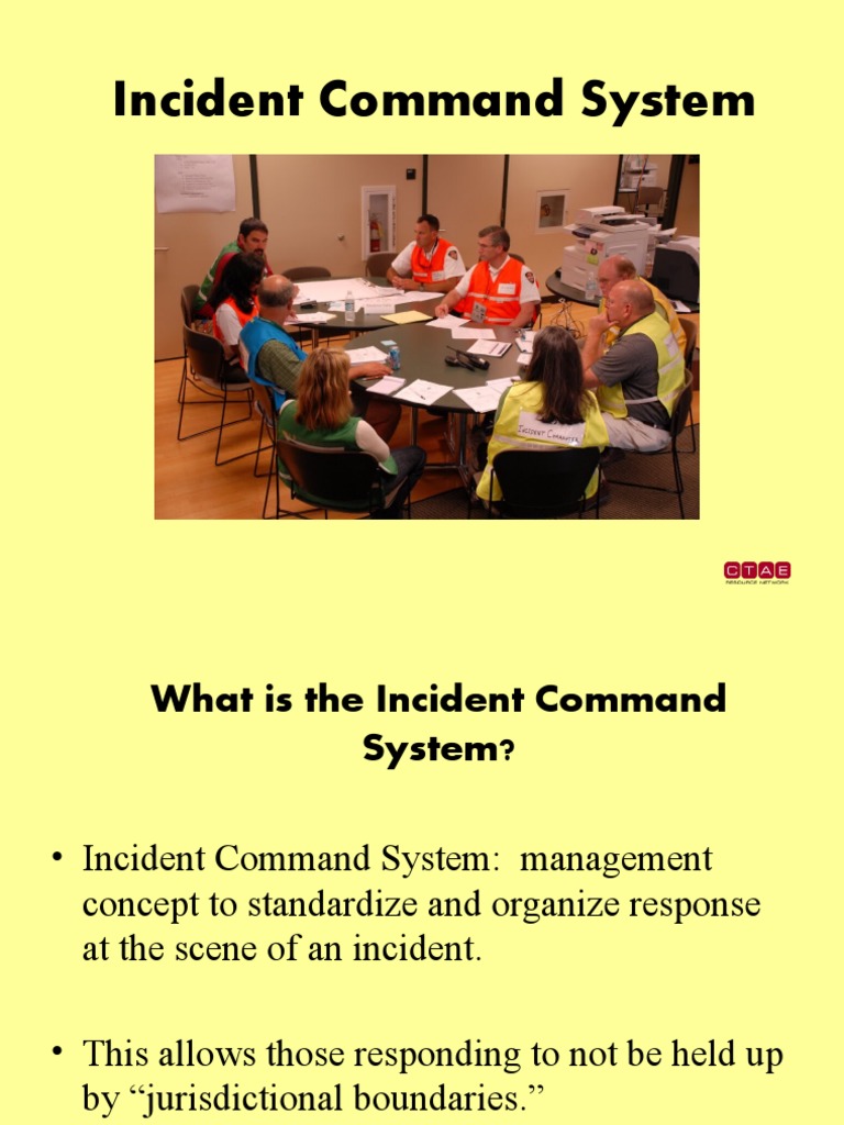 Incident Command System | PDF | Incident Command System | Emergency