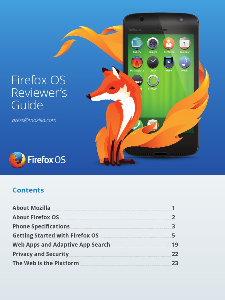 Firefox OS Reviewer's Guide - Everything You Need to Know | PDF | Digital Technology | Software ...