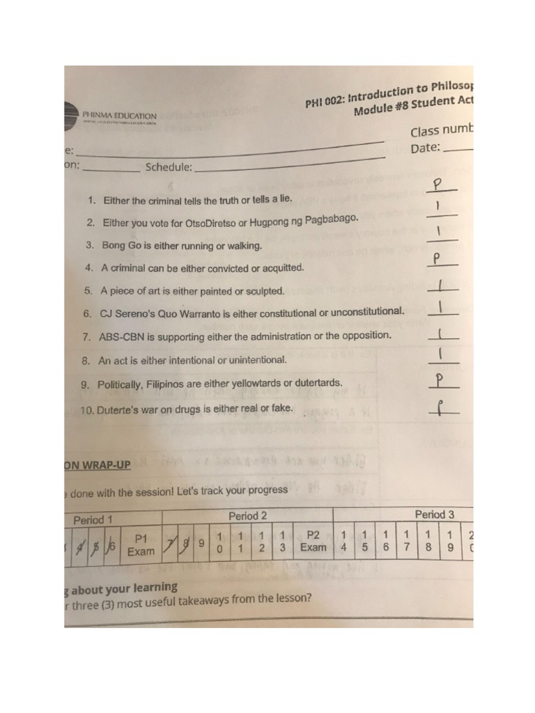 Phi 002 Answer 3 | PDF