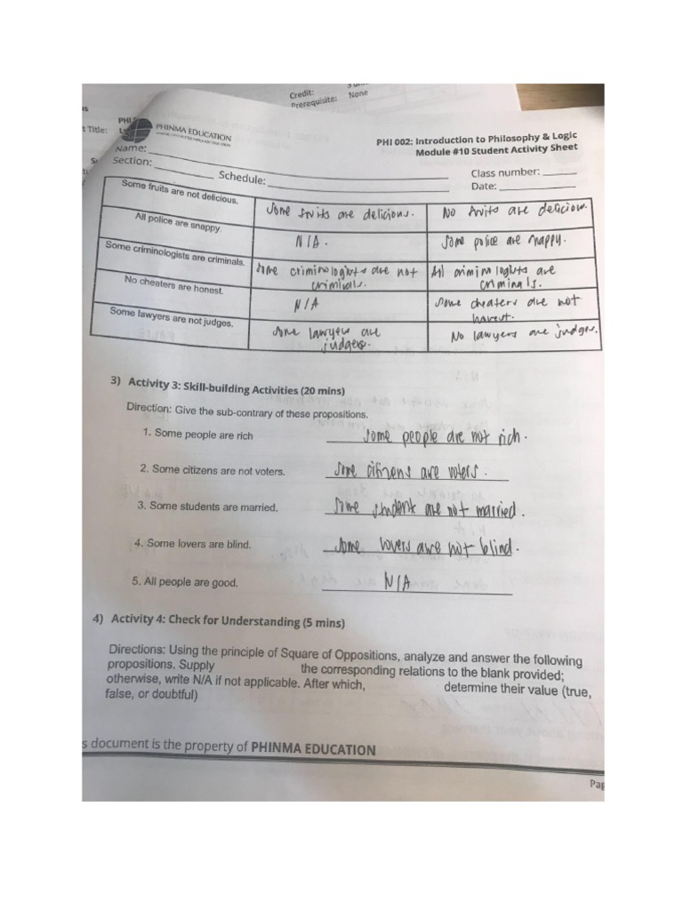 PHI 002 ANSWER | PDF