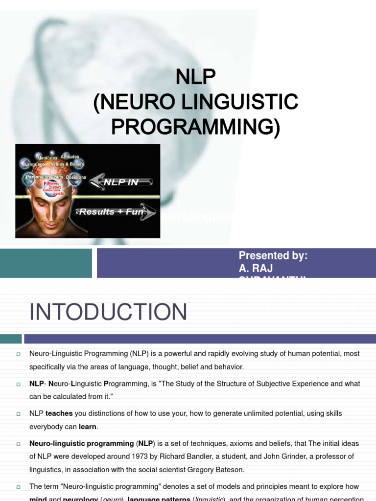 An Introduction to Neuro-Linguistic Programming: Understanding How Our ...