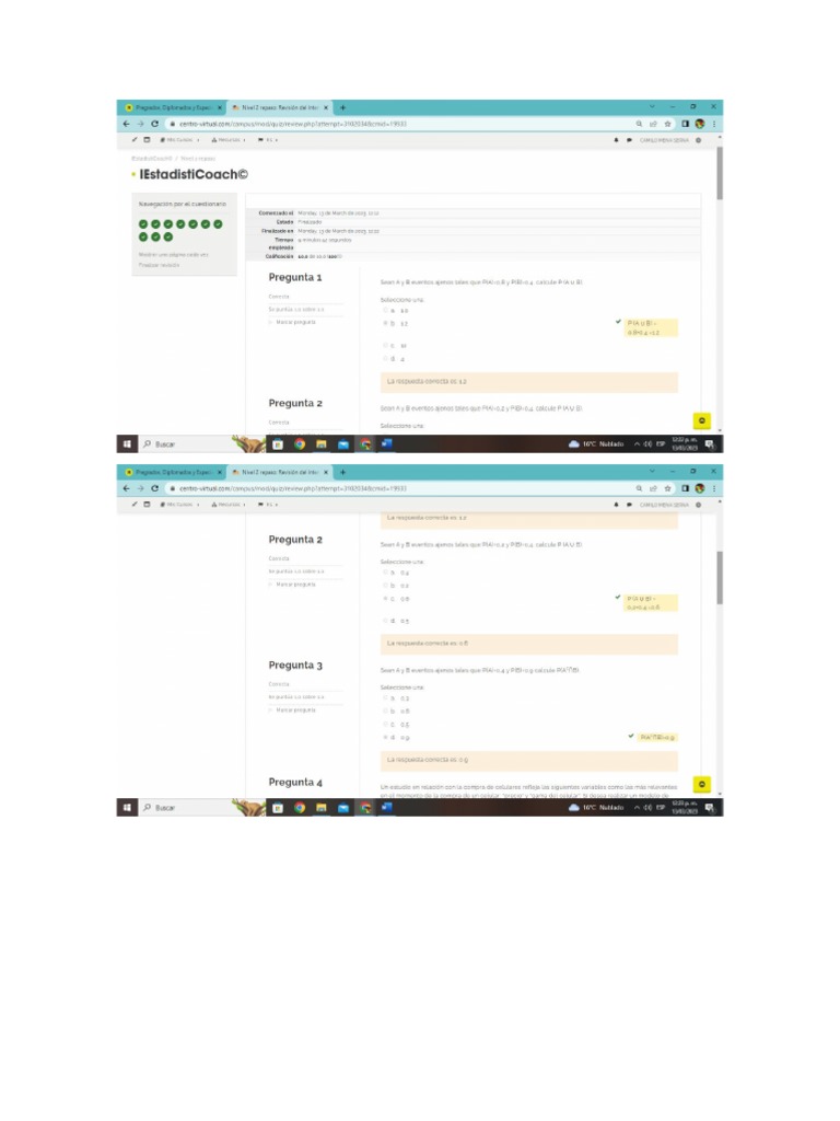 Prueba de Repaso Nivel 2 | PDF