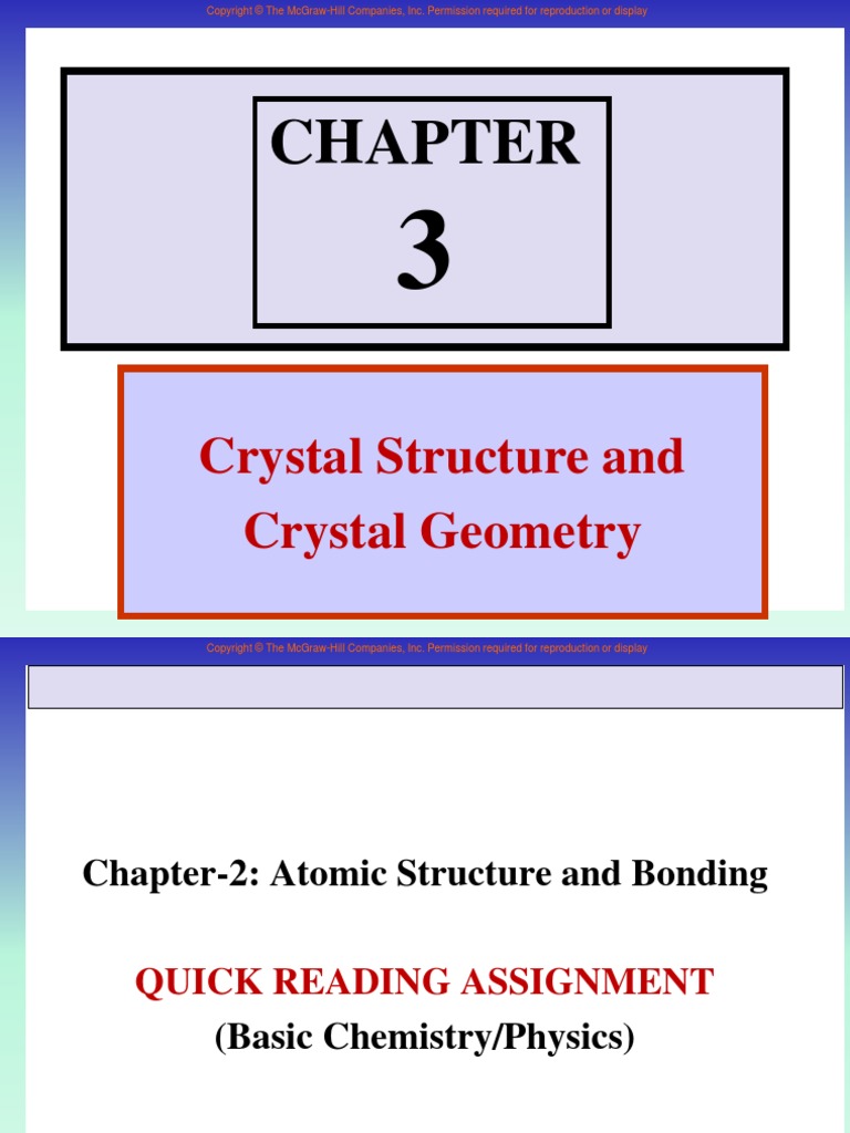 Crystal Structure and Crystal Geometry | PDF | Crystal Structure | X Ray Crystallography