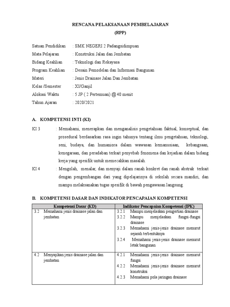 RPP K3 | PDF | Karier & Perkembangan