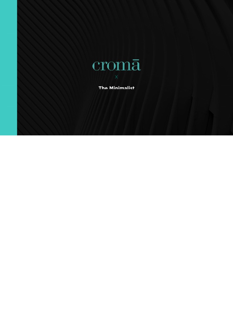 Croma Pitch | PDF | Brand | Marketing