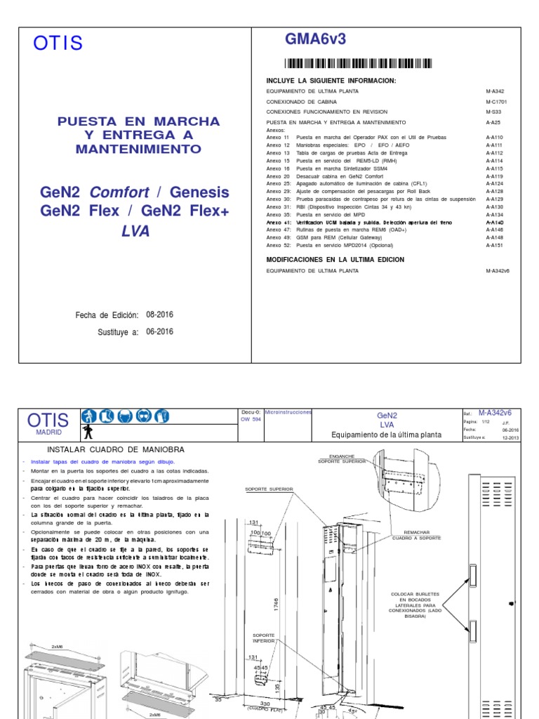 GMA6 V 3 | PDF | Ascensor | Diseño