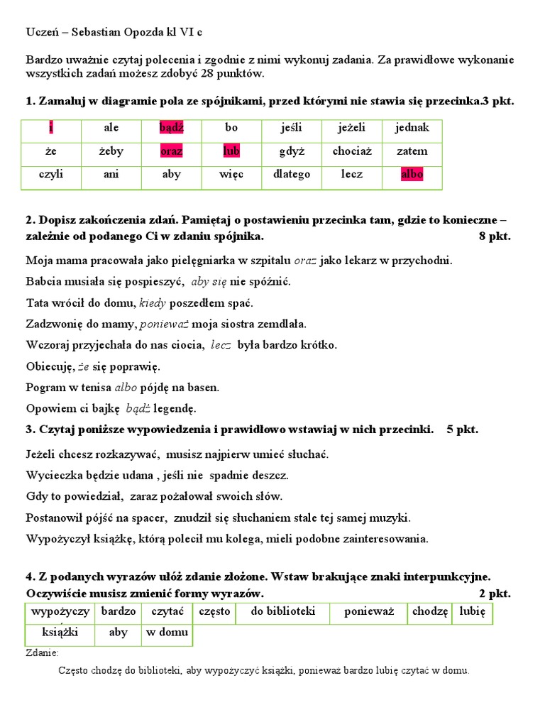 5 maja _ćwicz_sprawdz_interpunkcja_a | PDF