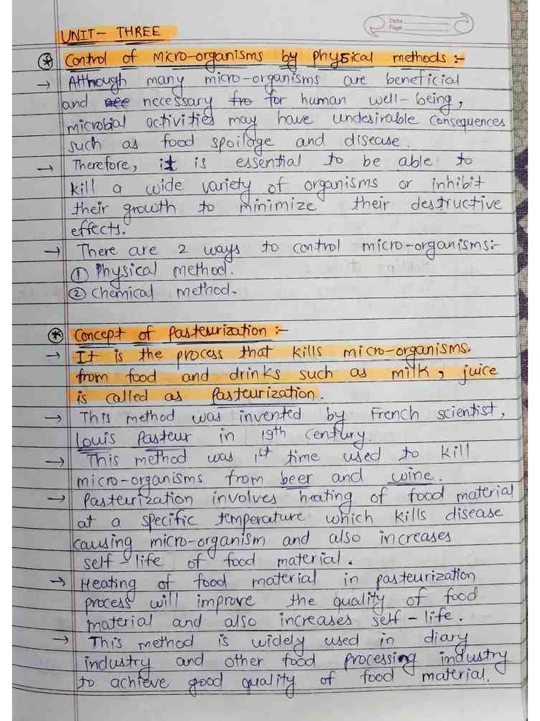 Microbiology-2 Unit 3 Notes | PDF