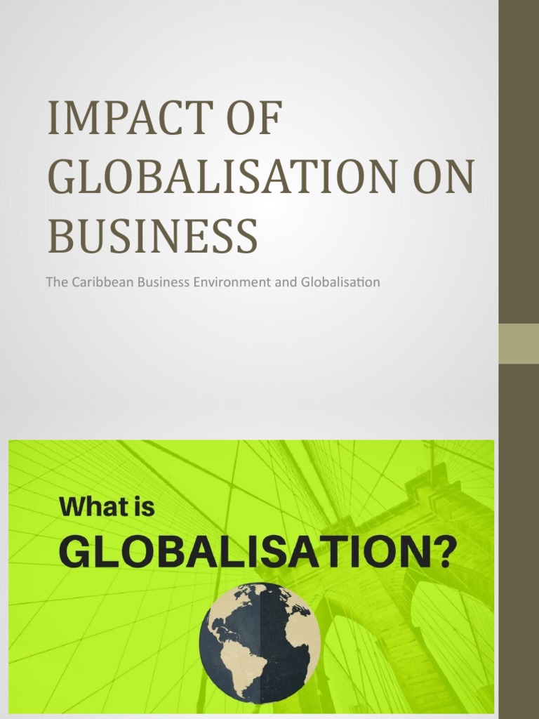 Caribbean Business Environment and Globalization | PDF | Globalization | Multinational Corporation